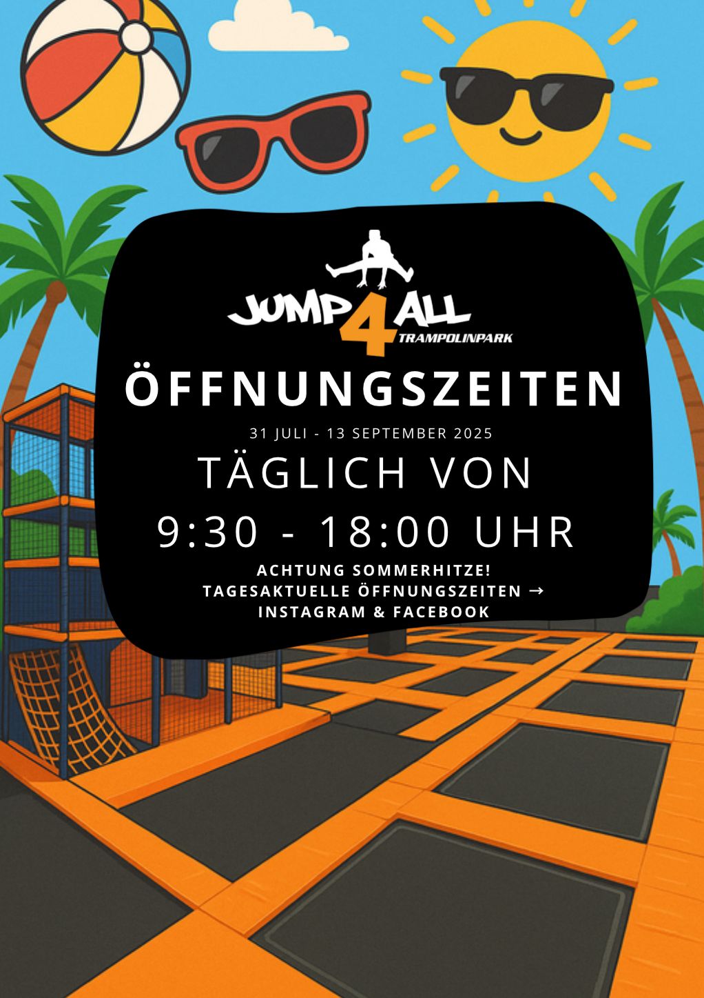 Ulm - Jump4All – moderne Trampolinhallen in Süddeutschland